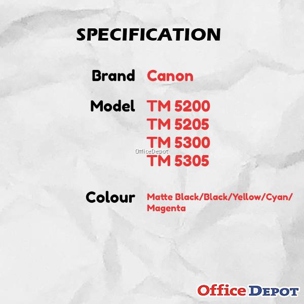 Ink Tank PFI-8120 Canon TM5200/TM5205/TM5300/TM5305 Series Genuine