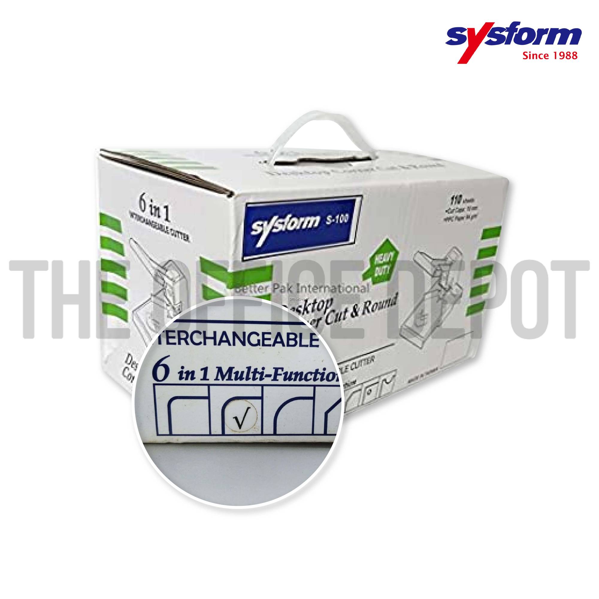 Sysform 6 In 1 Interchangeable Cutter