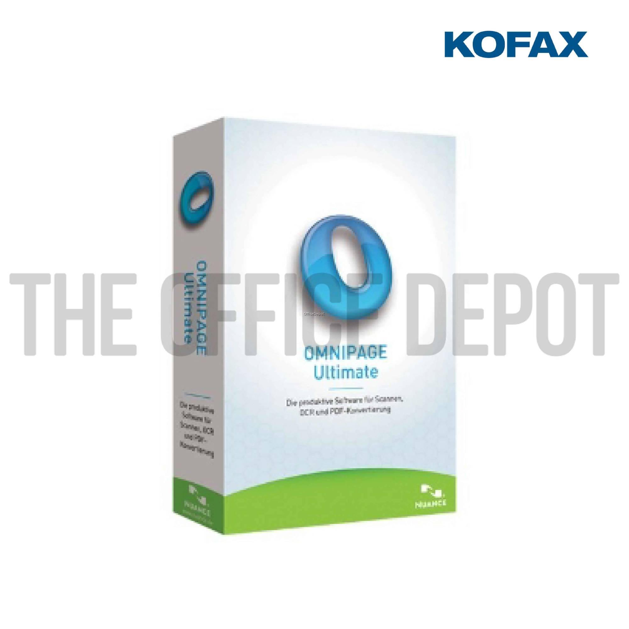 OmniPage Ultimate (Upgrade) Software Kofax ESN-E789Z-W00-19.0