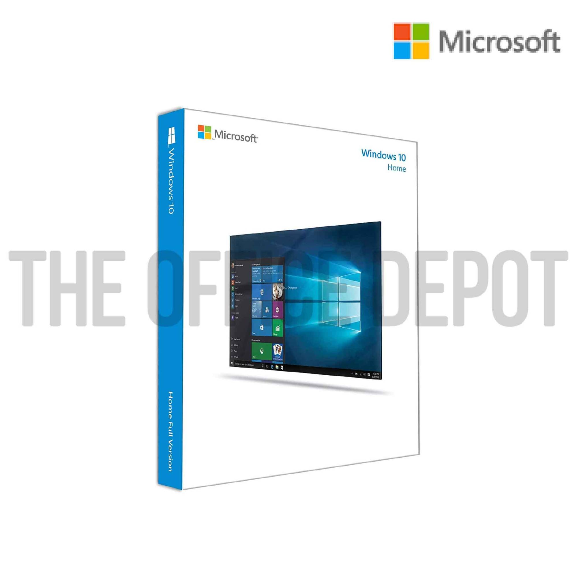 Microsoft Windows 10 Home 32-bit/64-bit All Languages KW9-00265